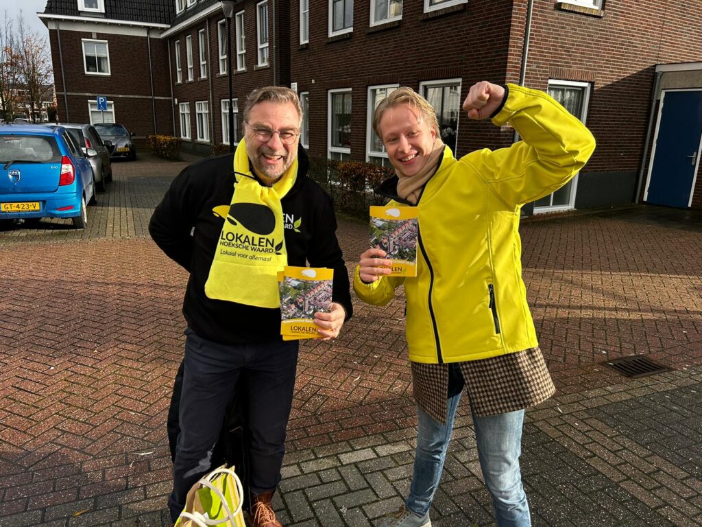 Britt van Daalen nieuw raadslid Lokalen Hoeksche Waard, Menno van Diest ...