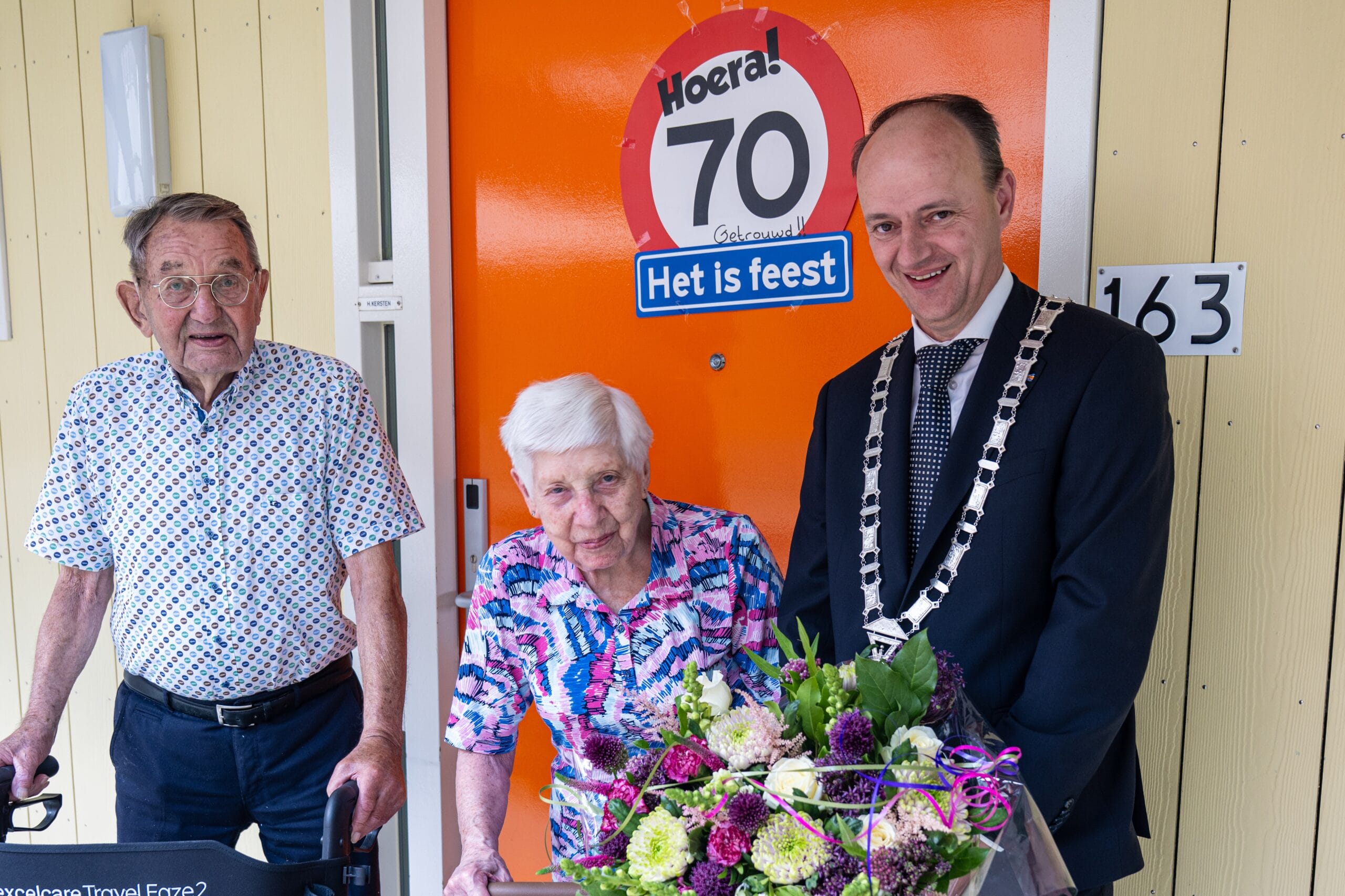 Echtpaar Kersten-van der Giesen uit ‘s-Gravendeel viert platina ...