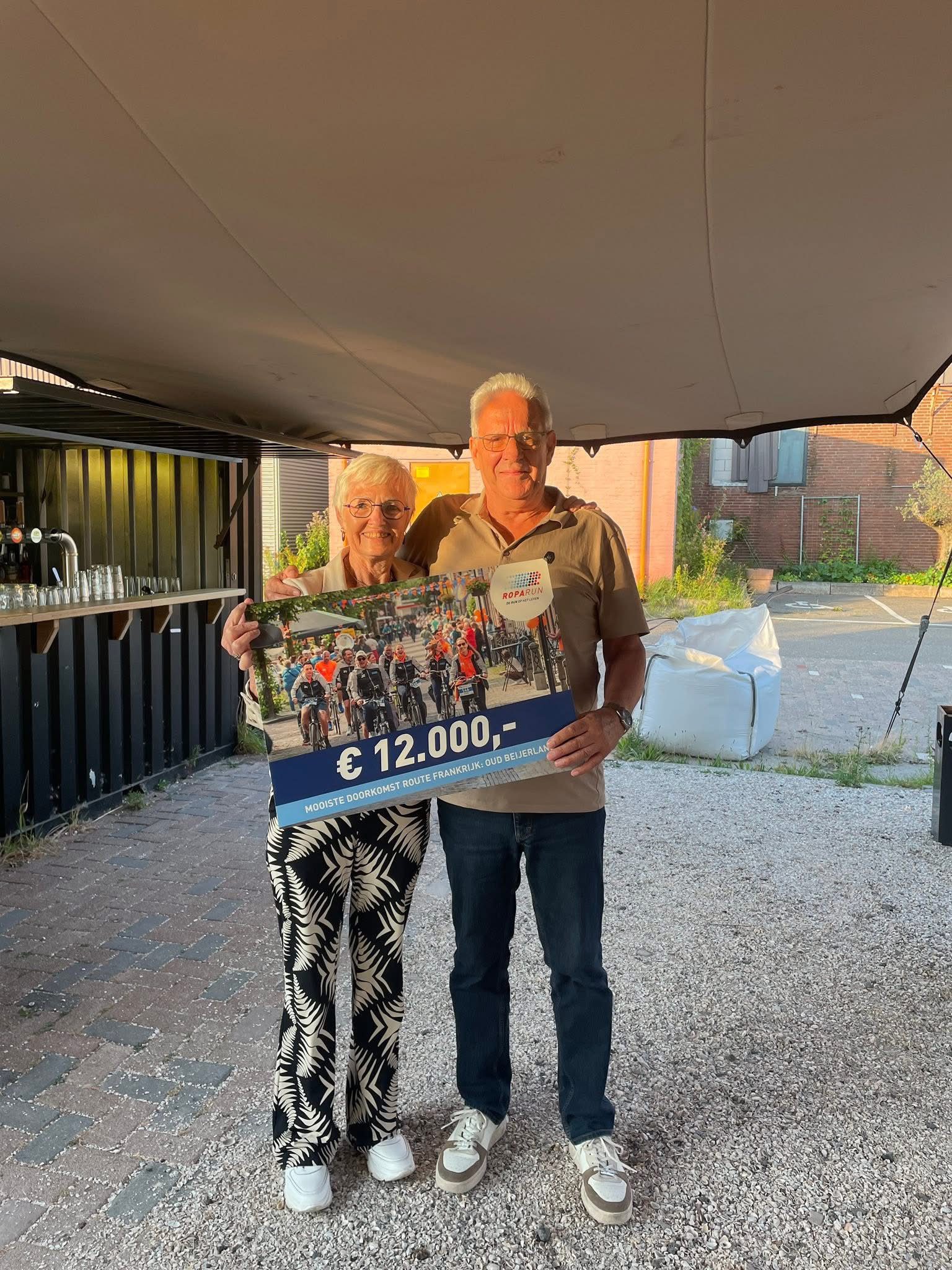 Oud-Beijerland wint 1e prijs Mooiste Doorkomst Roparun 2025 – €12.000 ...