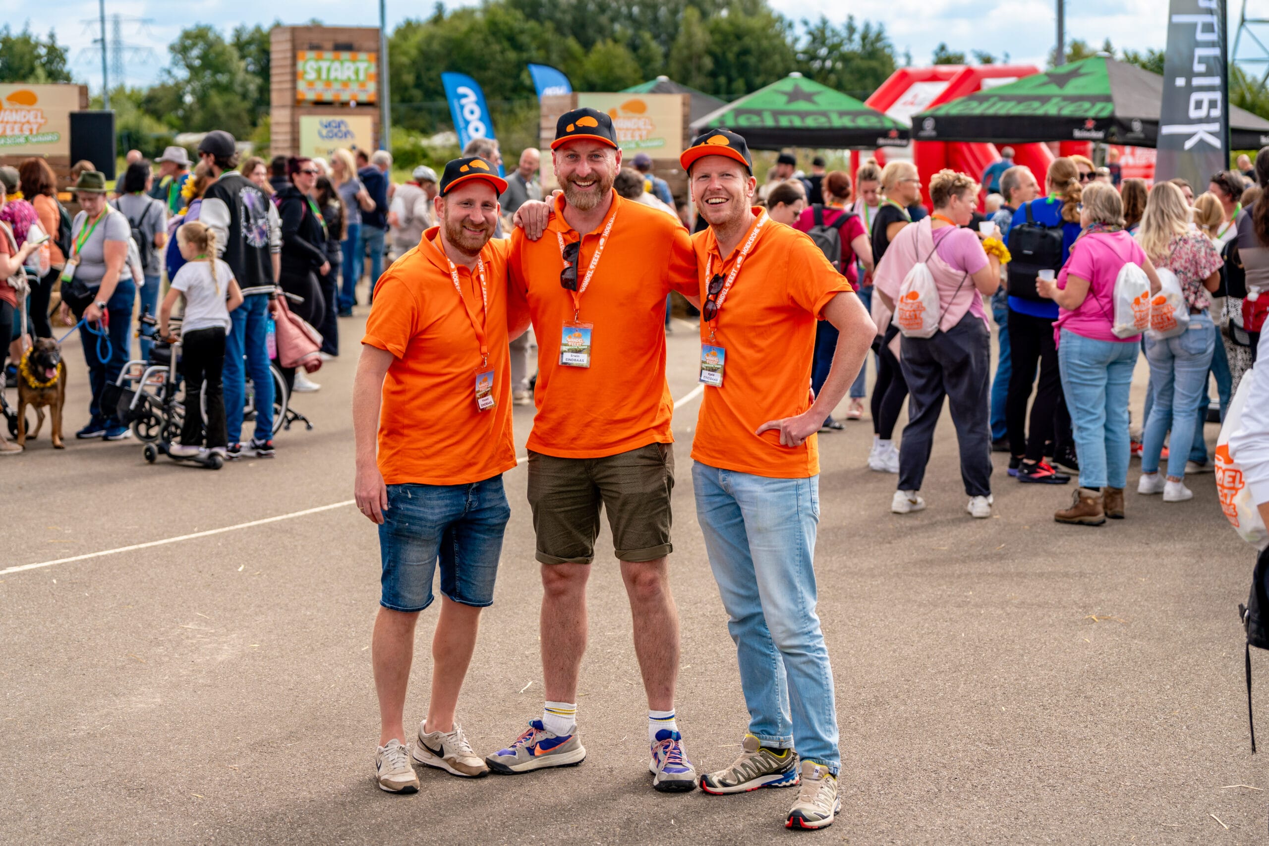 Kjeld, Erwin en Vincent bouwen aan jaarlijkse traditie met Wandel Feest ...